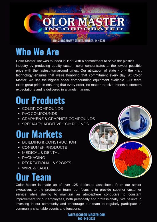 Color Master, Inc. Exhibitor Profile | The Advanced Materials Show USA