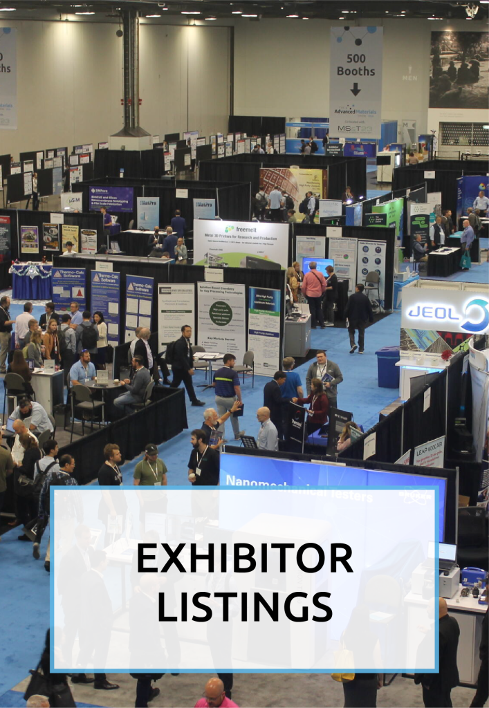 Show Guide Preview | The Advanced Materials Show USA