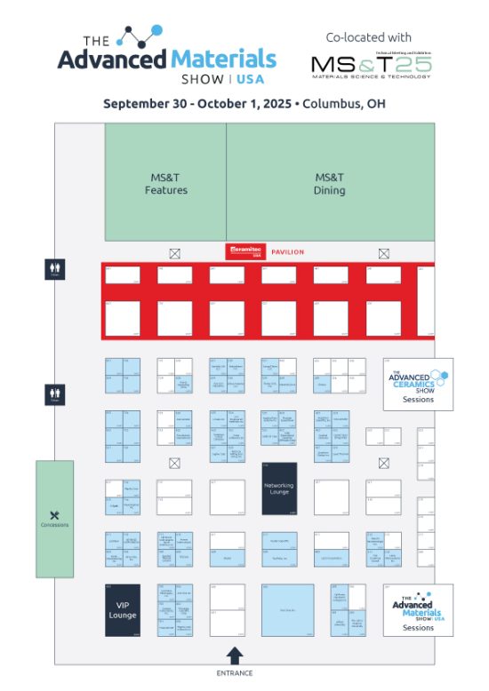 2025 Floorplan | The Advanced Materials Show USA